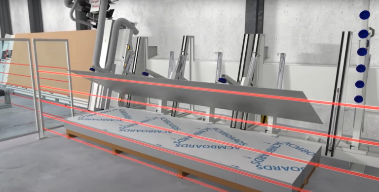 Panel handling: CNC loading operations | Muratori Machines