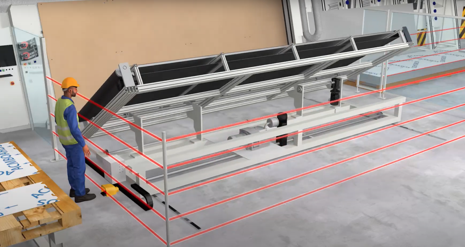 Off Loader: How does the patented technology for automatic unloading of panels work? | Muratori ...